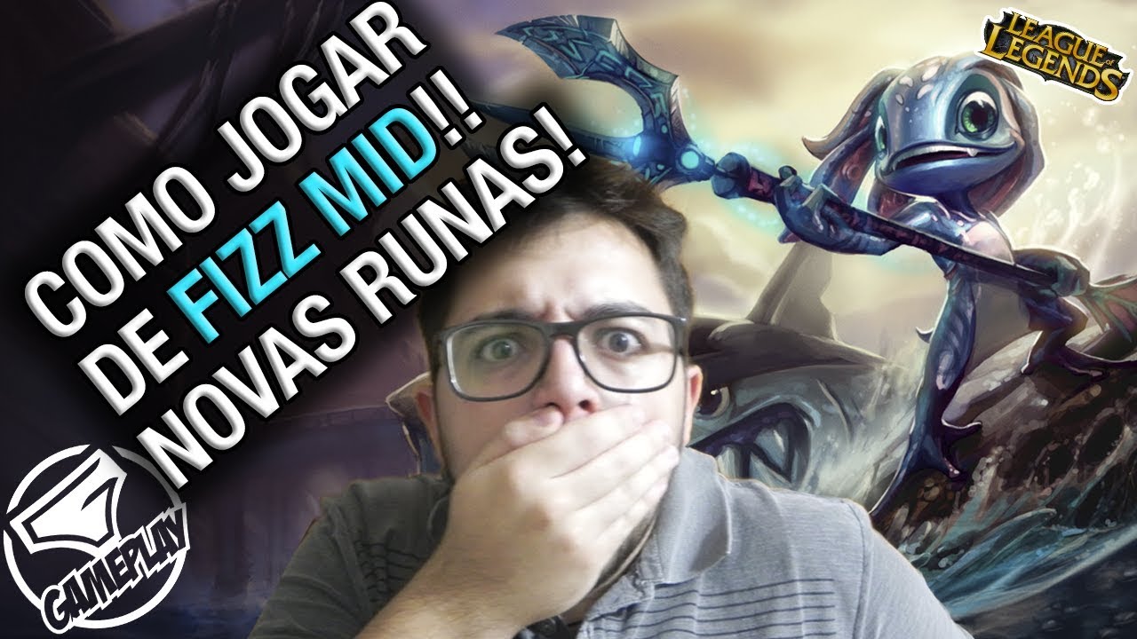 COMO JOGAR DE FIZZ MID com NOVAS RUNAS na S8 do LEAGUE OF LEGENDS! PT ...