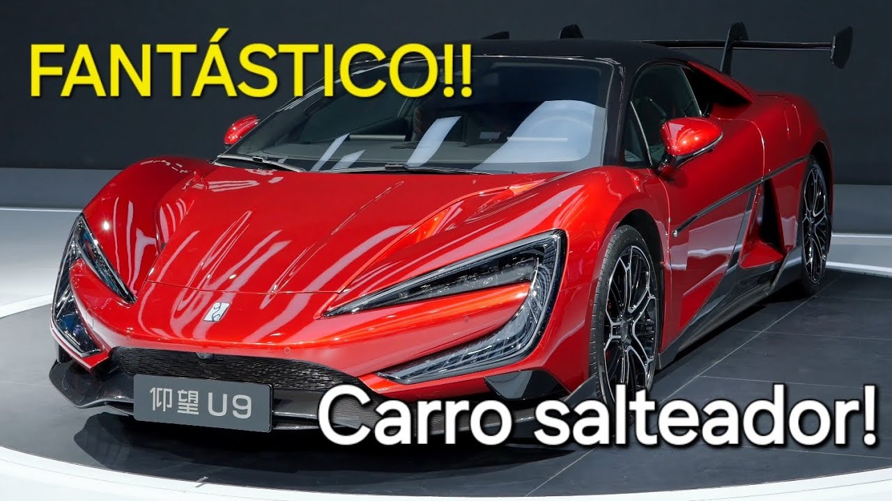 Veja o fantástico carro da BYD YangWang U9 saltando sobre buracos de ...