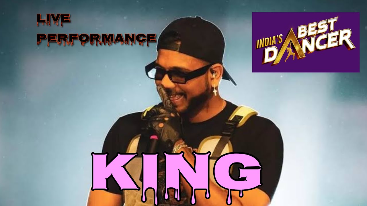 King singing live performance in India’s best dancer 🔥 #king #ibd # ...