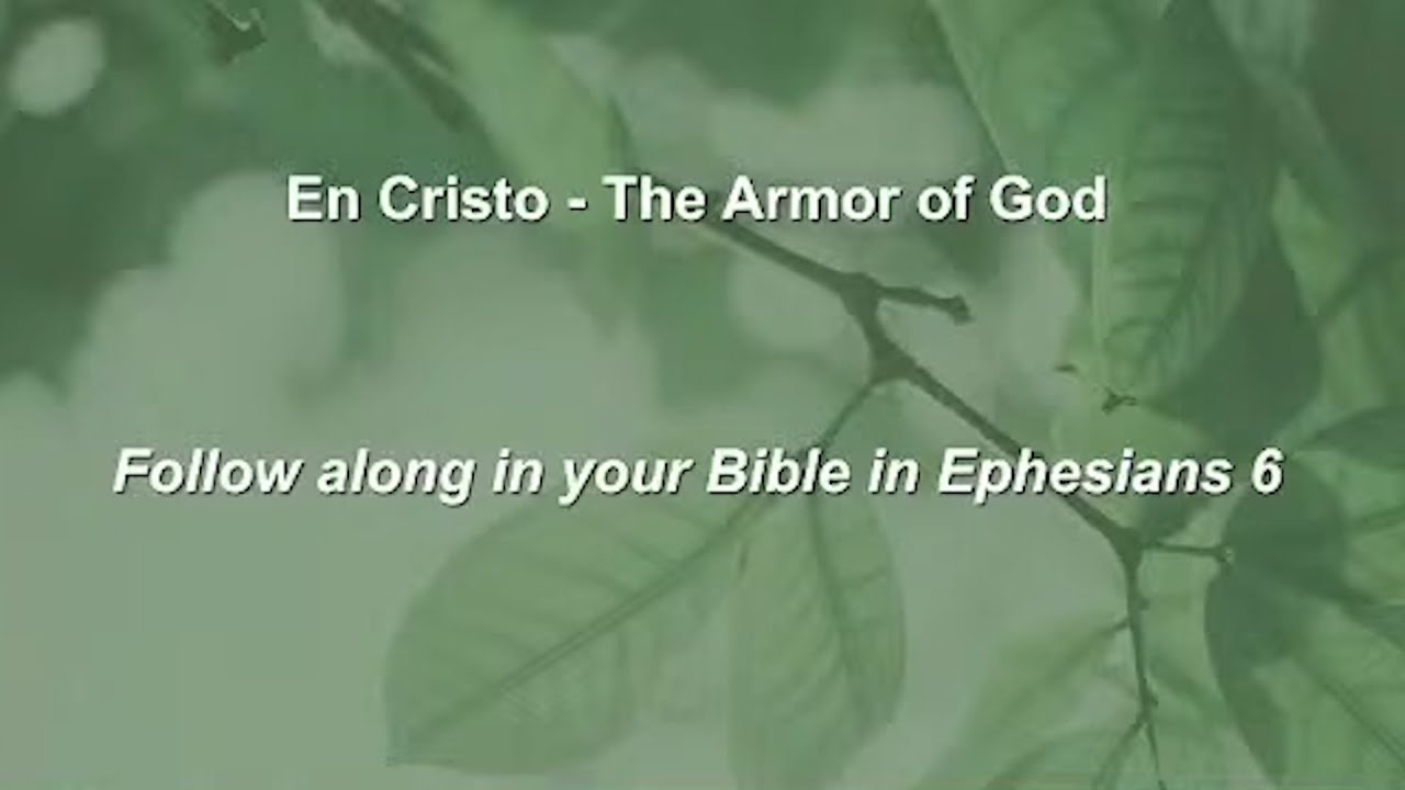 En Christo: The Armor of God - A Sermon by Deacon Aaron Hayes - YouTube