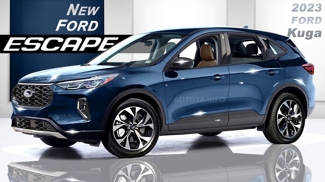 2023 Ford Escape Debuts Updated Look New ST-Line Spec Hybrid Compact ...