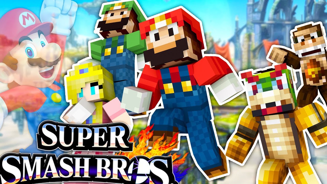 MINECRAFT SUPER SMASH BROTHERS | JeromeASF - YouTube