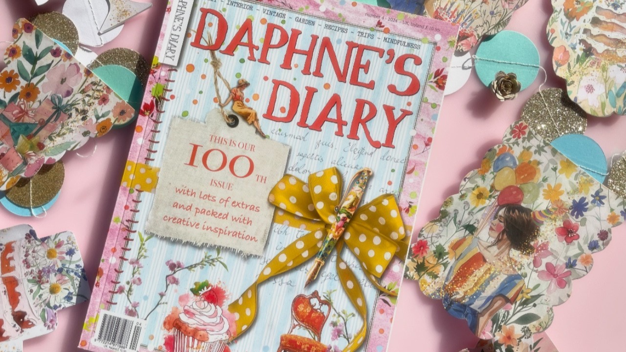 DIY- Let's Create A Bunting! Daphne's Diary 100th Issue - YouTube