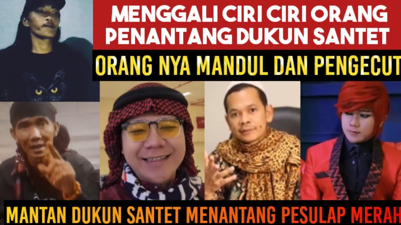 Mantan Dukun Santet Musuh Gus Samsudin Menantang Pesulap Merah ...