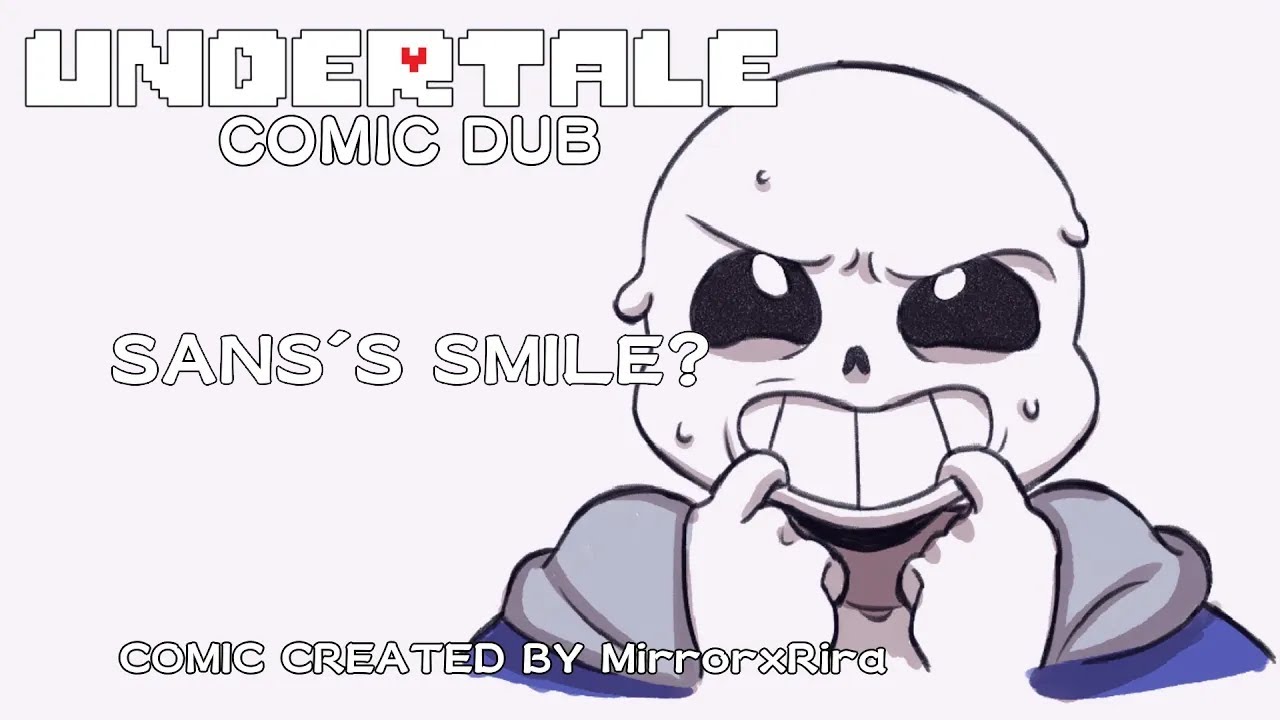 Sans's Smile??? (Funny Undertale Comic Dub) - YouTube