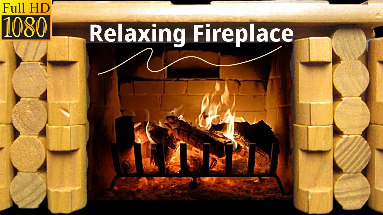 Fireplace 10 hours full HD Relaxing Sounds - Burning Fireplace and ...