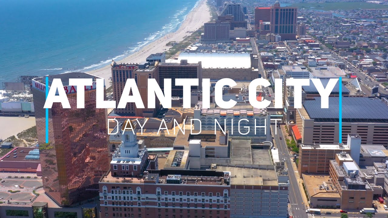 Atlantic City, New Jersey - day and night | 4K drone video - YouTube