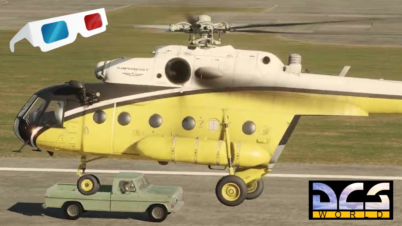 DCS World : Mi-8 Helicopter pilot - Circular pendulum. (2) # 554 - YouTube
