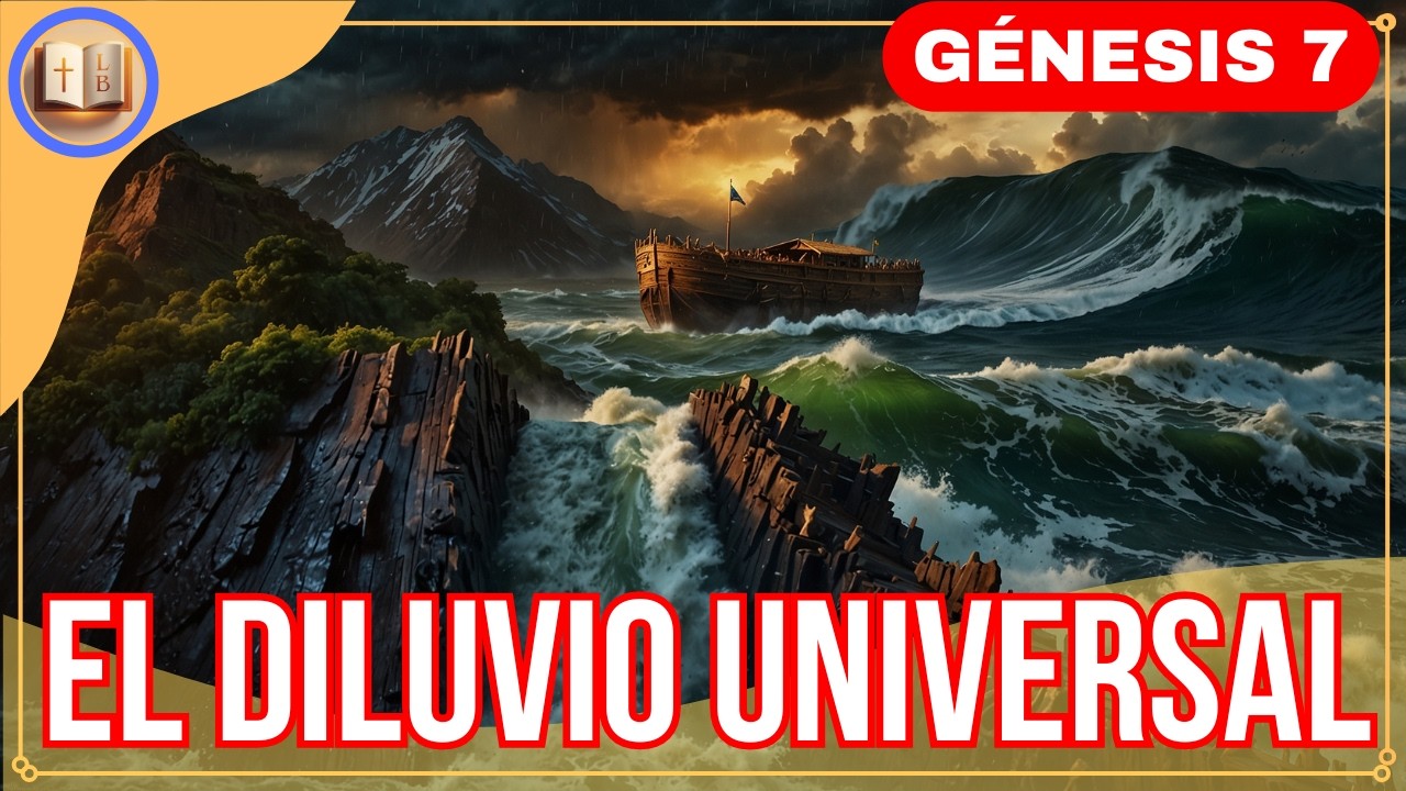 ¡ASOMBROSA! La Historia del Diluvio Universal Génesis 7 La Biblia - YouTube