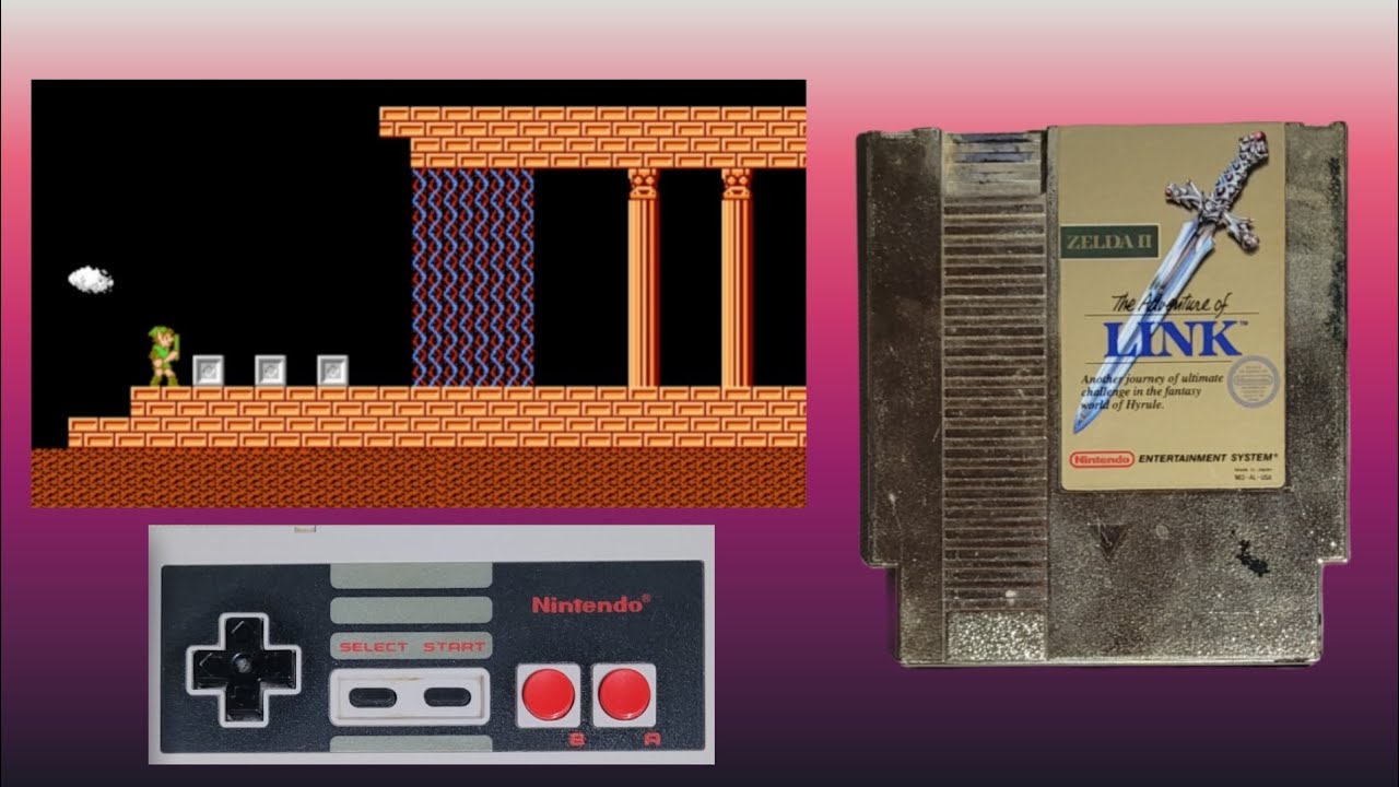 Zelda 2 The Adventure Of Link | Great Palace Playthrough (NES) - YouTube