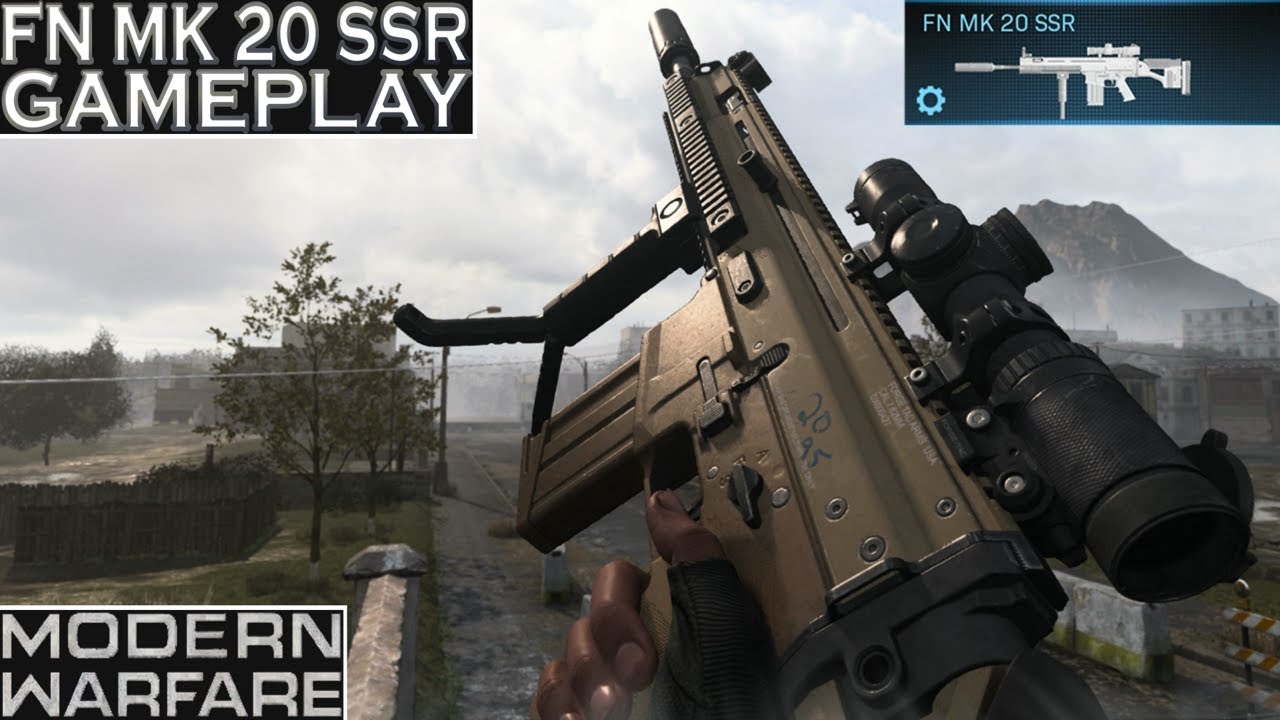 Modern Warfare FN MK 20 SSR (FN Scar 17) Gameplay - YouTube