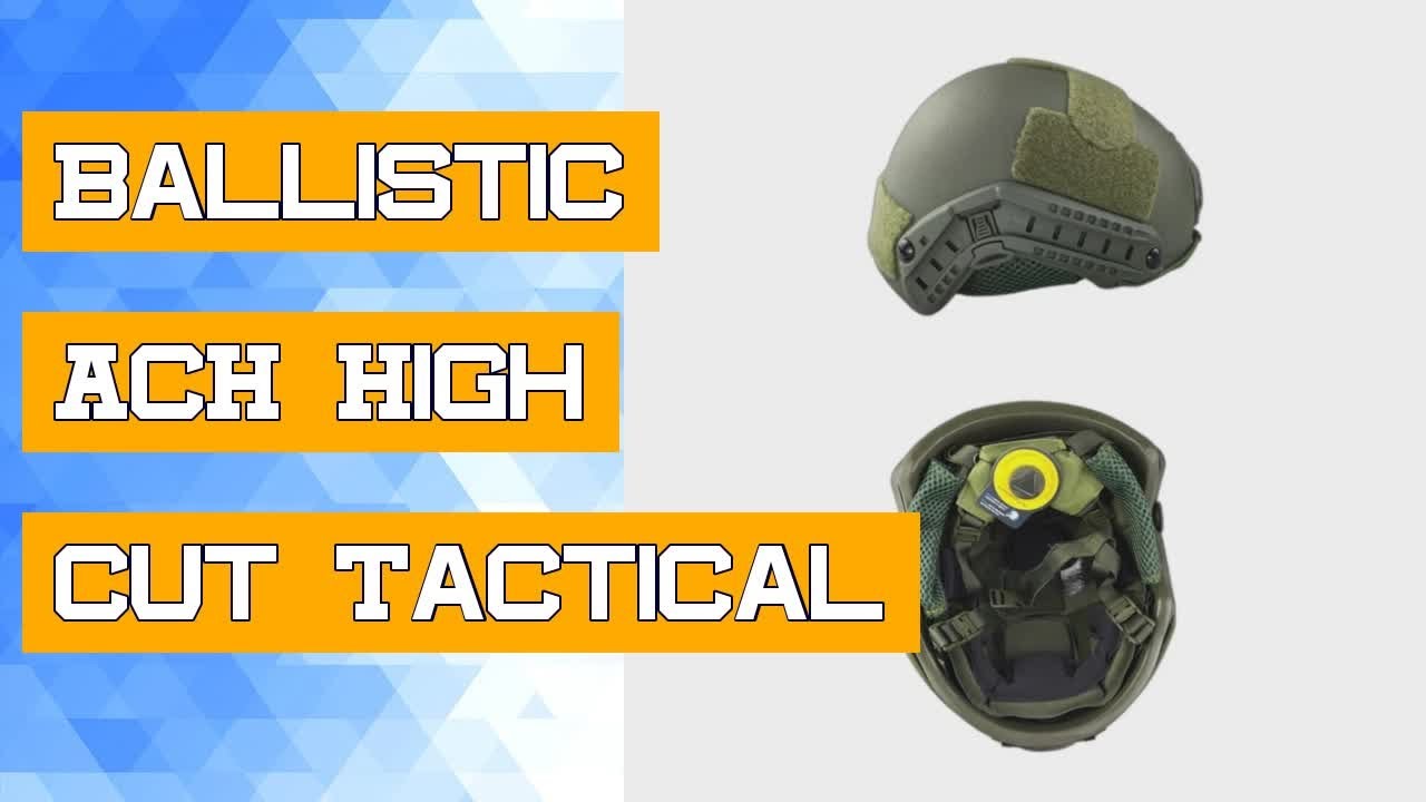 Ballistic ACH High Cut Tactical Helmet PE High Quality Ballistic Helmet ...