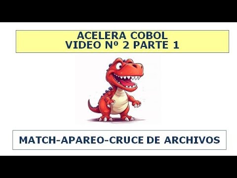 Video 7-Clase nº 2 - Parte 1 - apareo, cruce o matching de archivos en COBOL. - YouTube