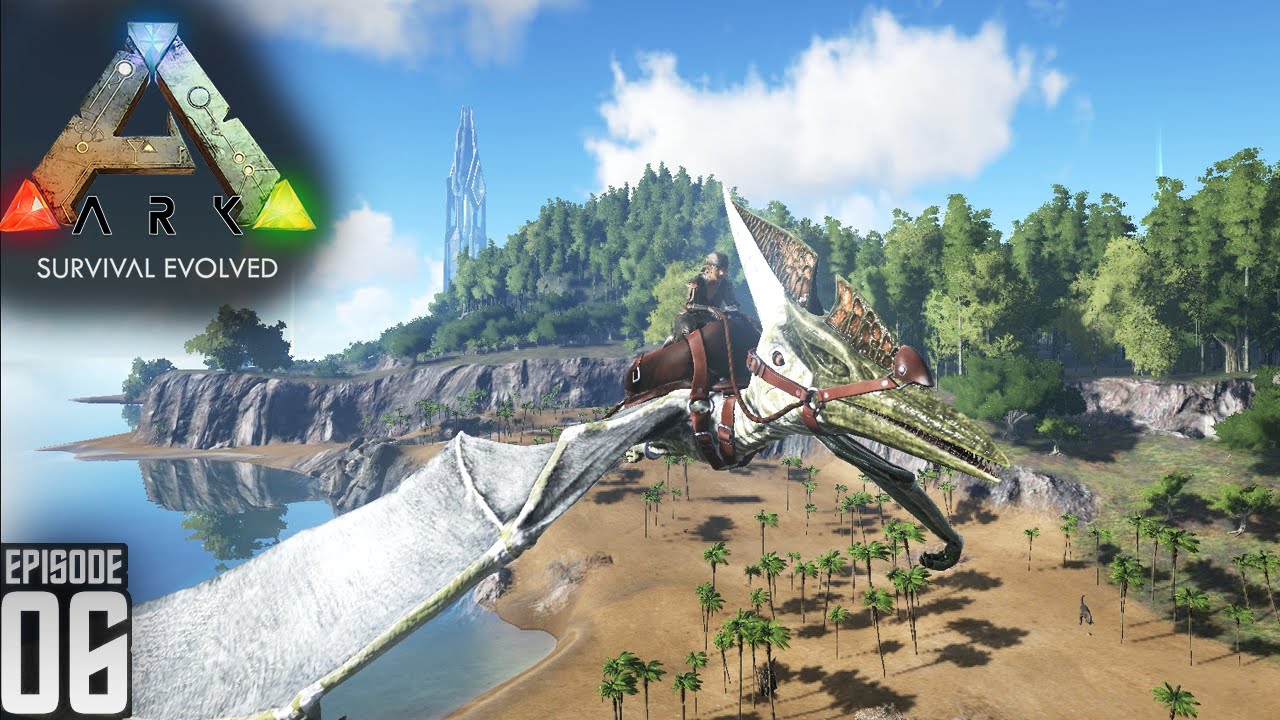 First Time Flying - ARK Survival Evolved - E06 - YouTube
