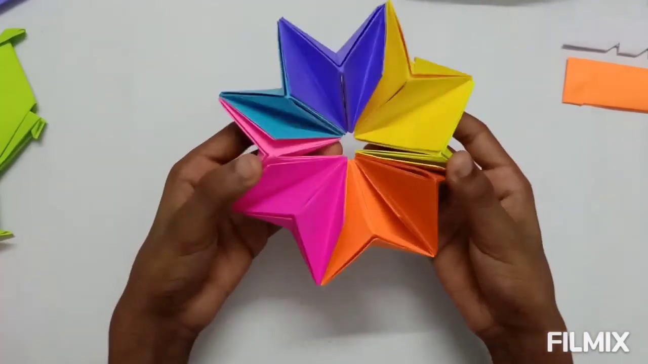 How to make a infinity star orgami# art grid 1 - YouTube