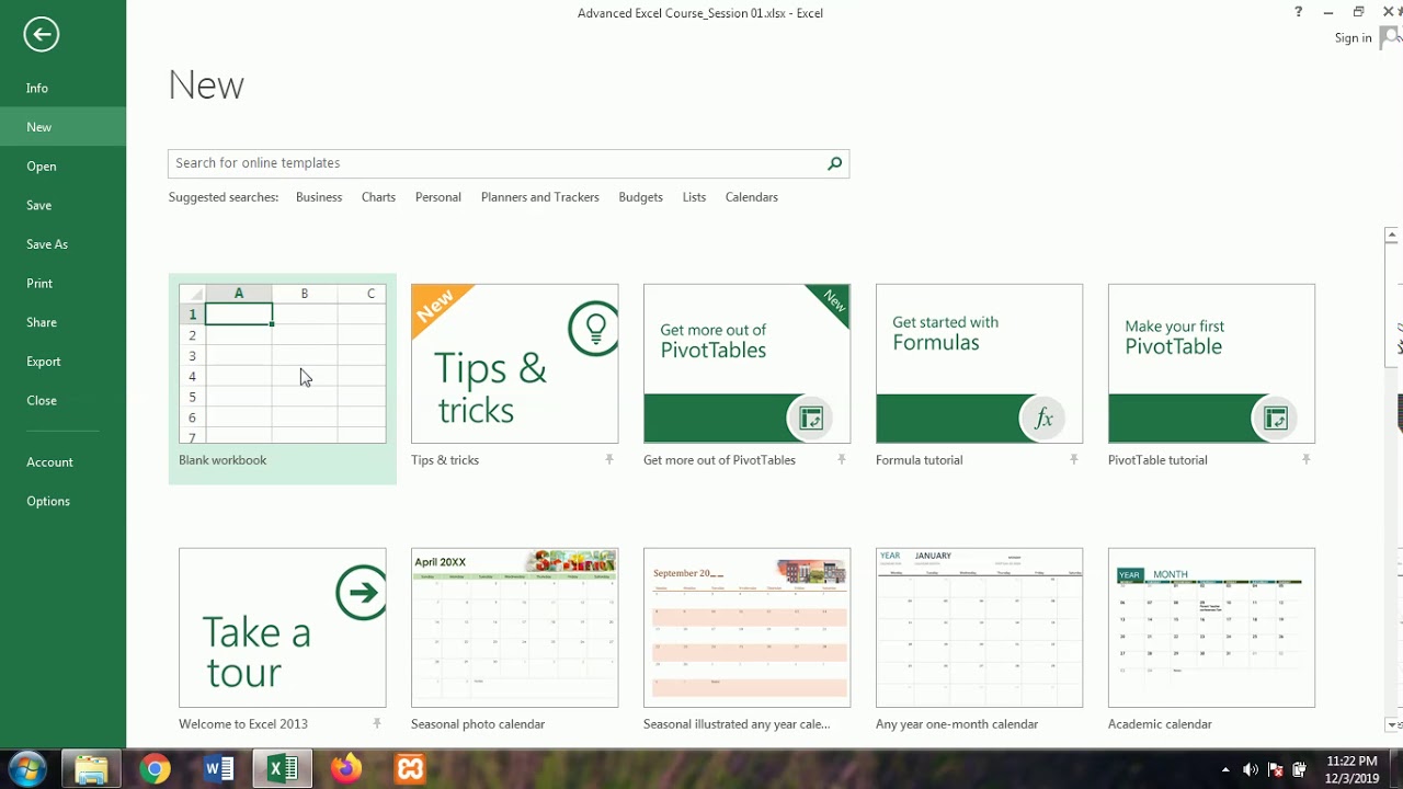 How To Create A Basic New Save And Open File In Ms Excel Bangla Tutorial 2853