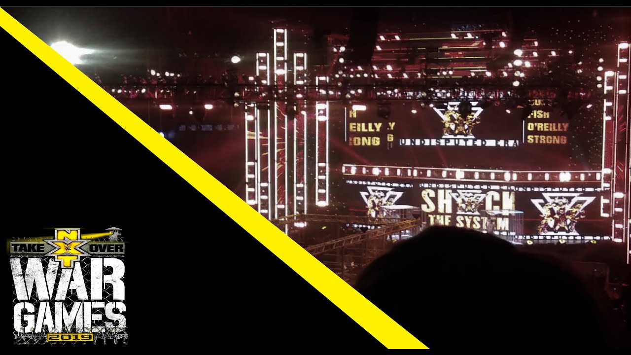 WWE NXT TAKEOVER WAR GAMES 2019 ( MEN'S ENTRANCES ) - YouTube
