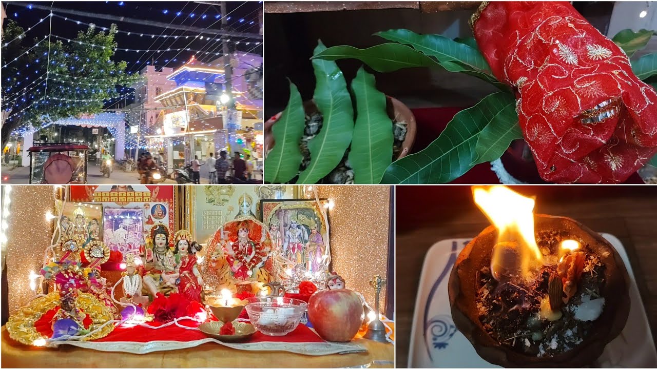 Navratri Pooja special 🙏/Diwali si sunder sajawat😍 - YouTube
