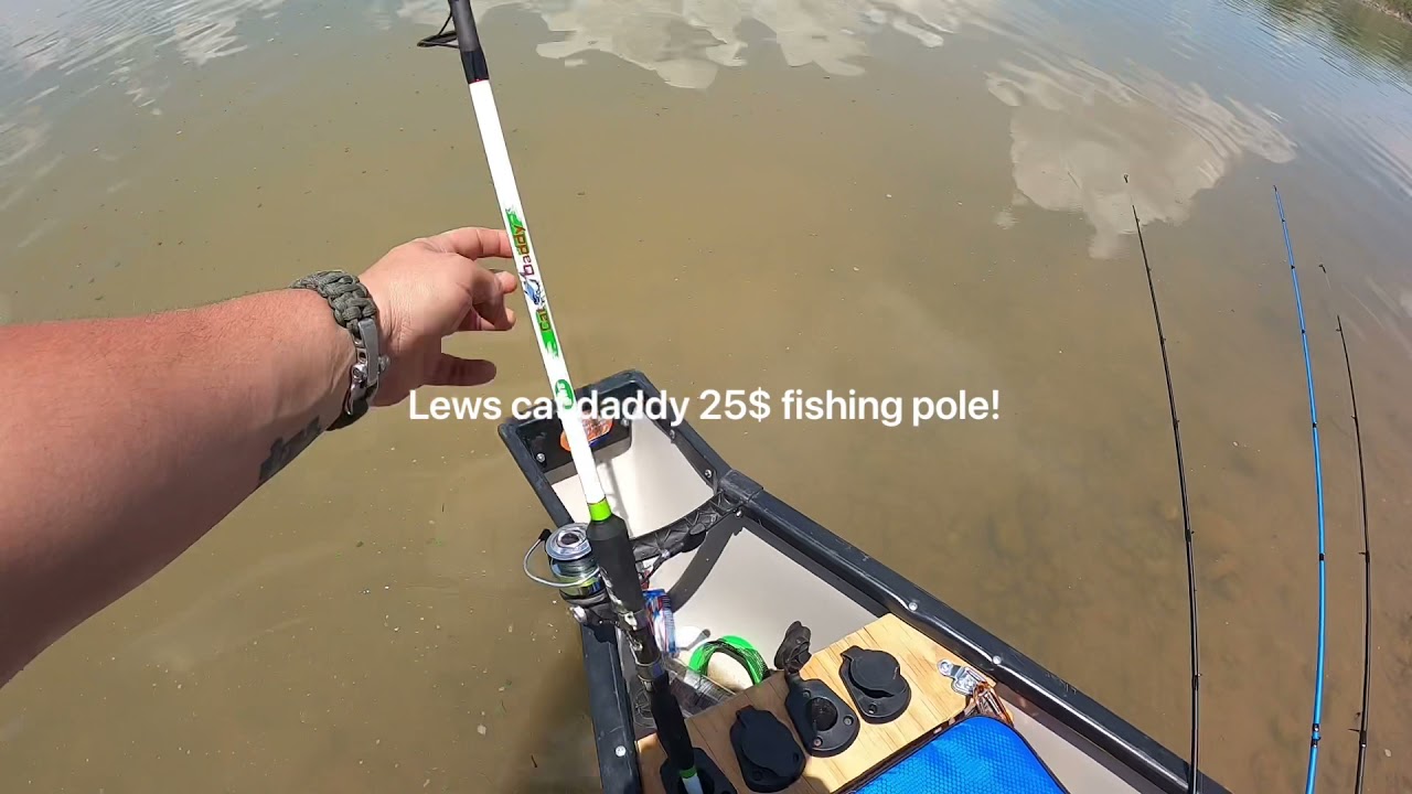 Lews cat daddy 25$ pole from Walmart - YouTube
