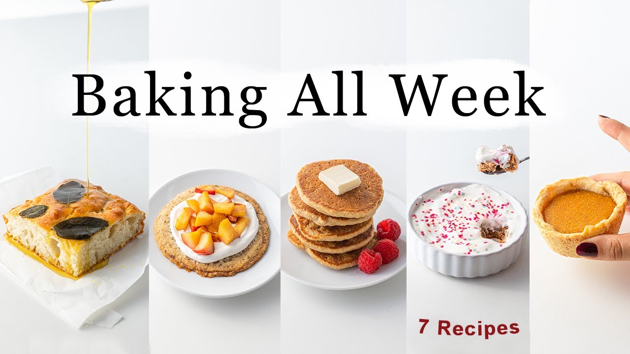 Everything I baked this Week. (cozy recipes, vegan) - YouTube