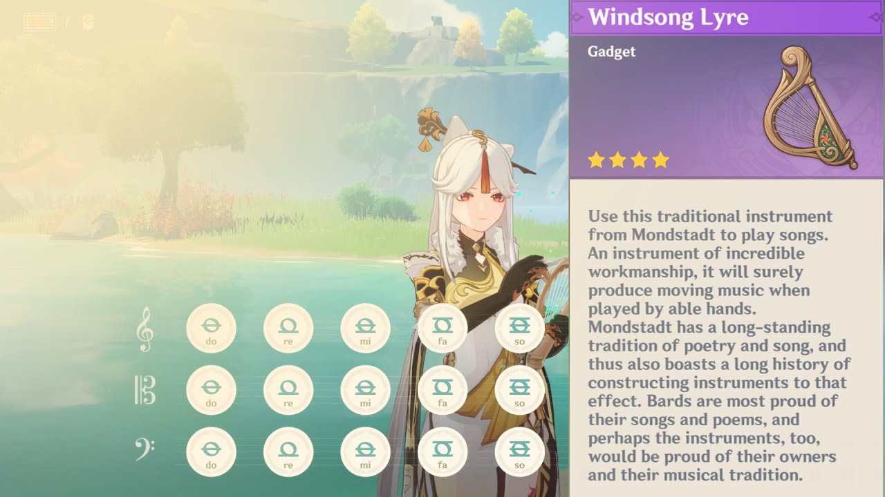 Genshin Impact Windsong Lyre [Main Theme] - YouTube