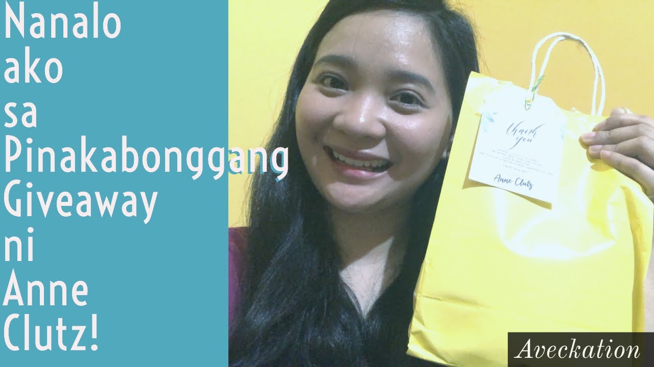Unboxing My Giveaway Prize from Anne Clutz | aveckation - YouTube