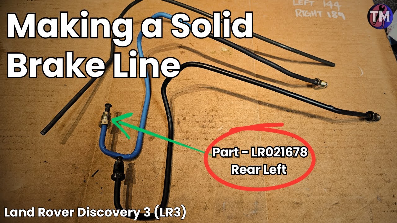 Land Rover Discovery 3 (LR3) - How to make a Brake Pipe LR021678 - YouTube