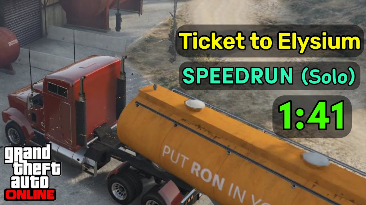 1:41 • Ticket to Elysium • Speedrun [Solo] (Former WR) | GTA Online - YouTube