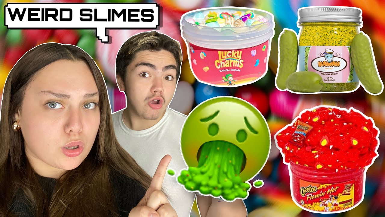 Unboxing WEIRD Candy Slime 😱🍭 - YouTube