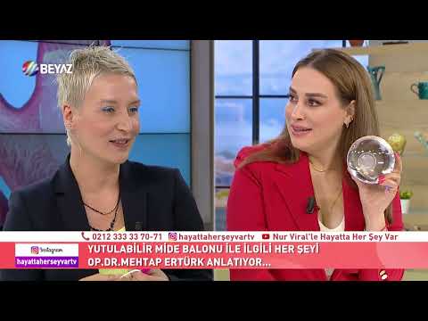 YUTULABİLİR MİDE BALONU İLE İLGİLİ HERŞEYİ OP.DR. MEHTAP ERTÜRK BEYAZ TV DE ANLATIYOR...