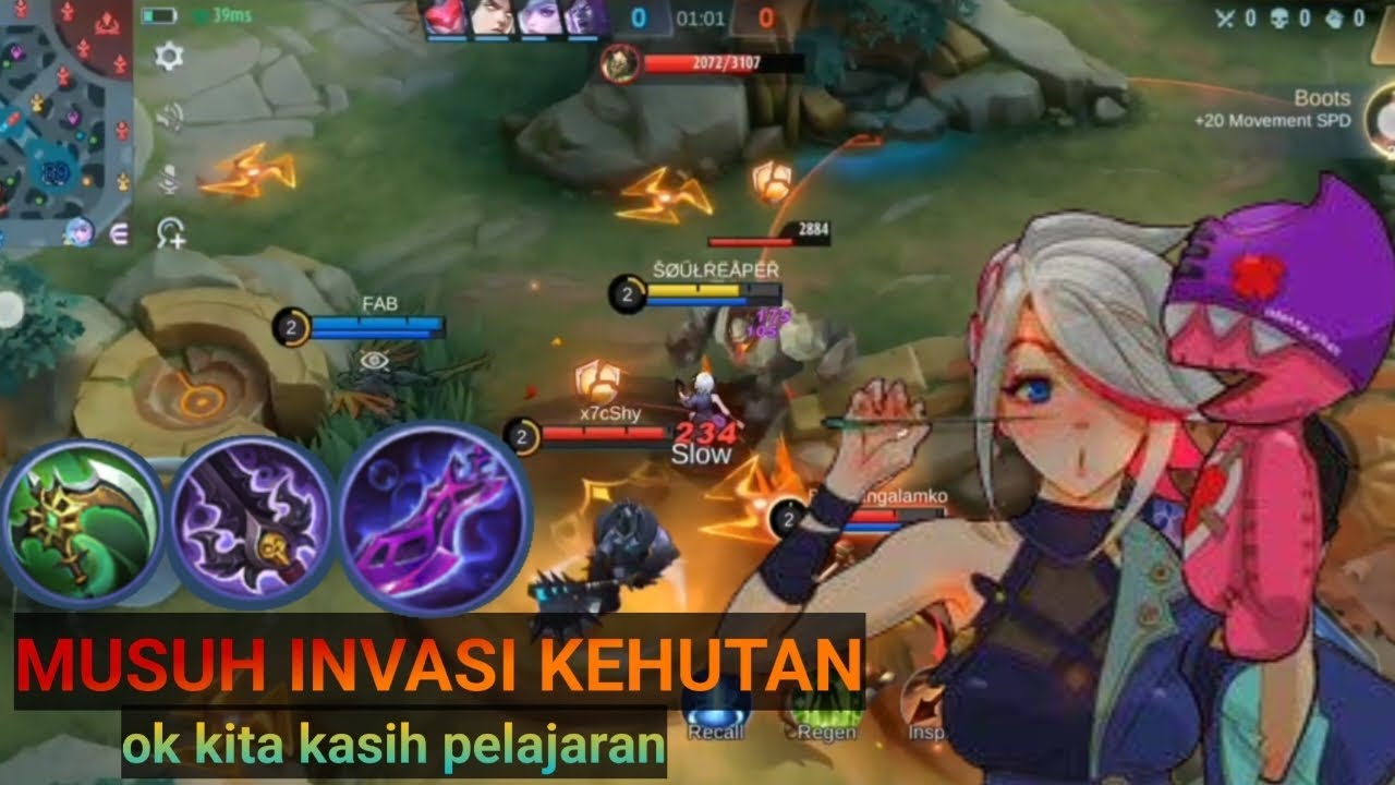 Di remehin musuh sampai musuh invasi ke hutan ‼️| game play melissa ...