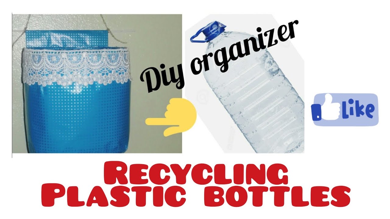 DIY Plastic Bottle Organizer || Best out of waste - YouTube