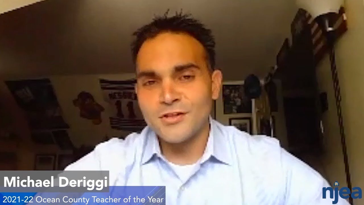 Michael Deriggi: New Jersey's 2021-22 Ocean County Teacher of the Year ...