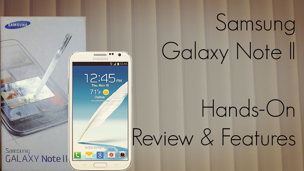 Note 2 Features