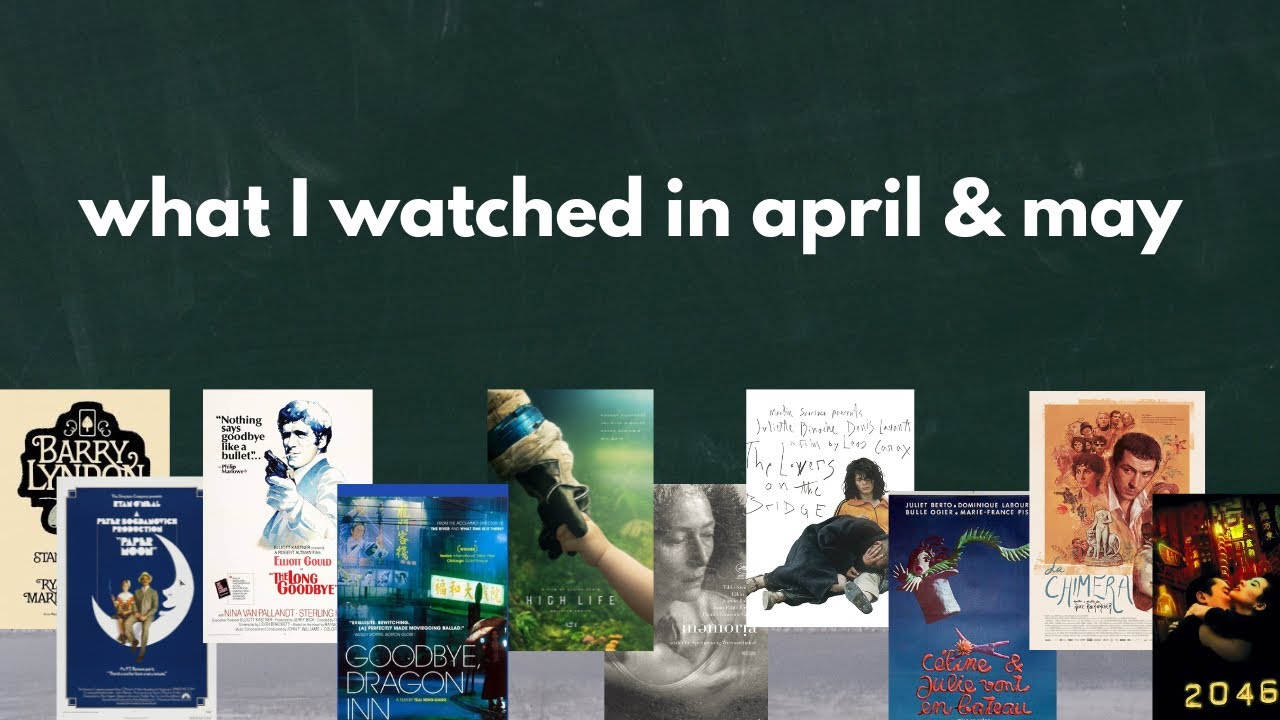 Film Diary #8 - What I Watched in April & May (EMOTIONAL) - YouTube