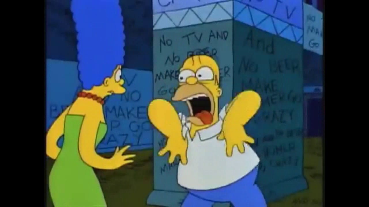 The Simpsons No TV and No Beer Japanese dub シャイニング シンプソンズアニメ - YouTube