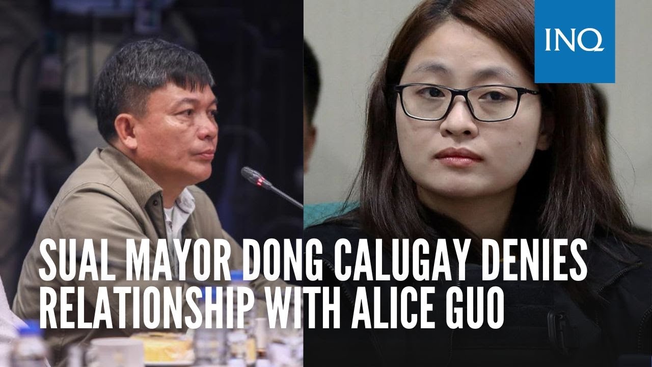 Sual Mayor Dong Calugay denies relationship with Alice Guo - YouTube