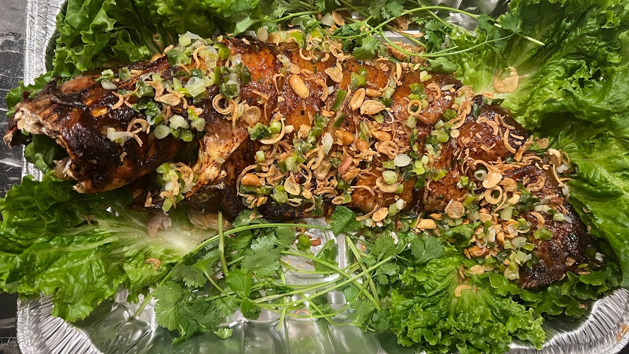 Vietnamese Roasted Catfish Recipe | Ca Nuong Da Don - YouTube