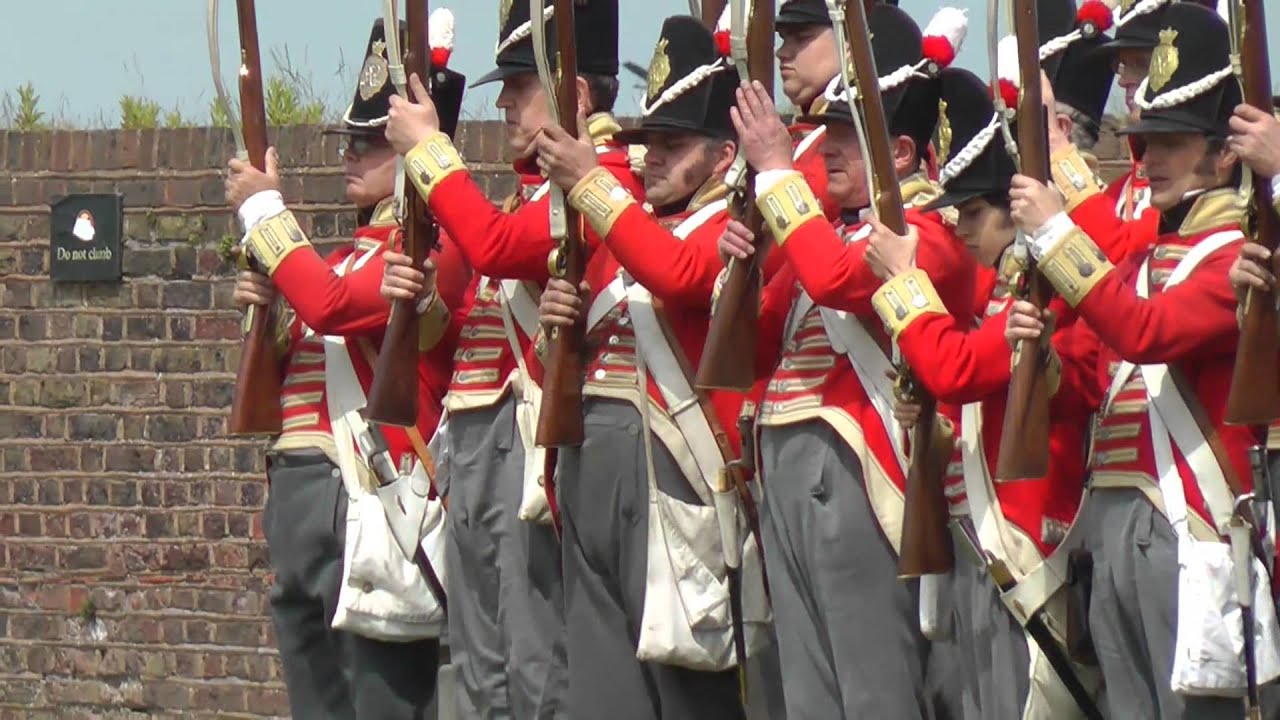 44th East Essex Regiment Of Foot At Tilbury Fort Youtube