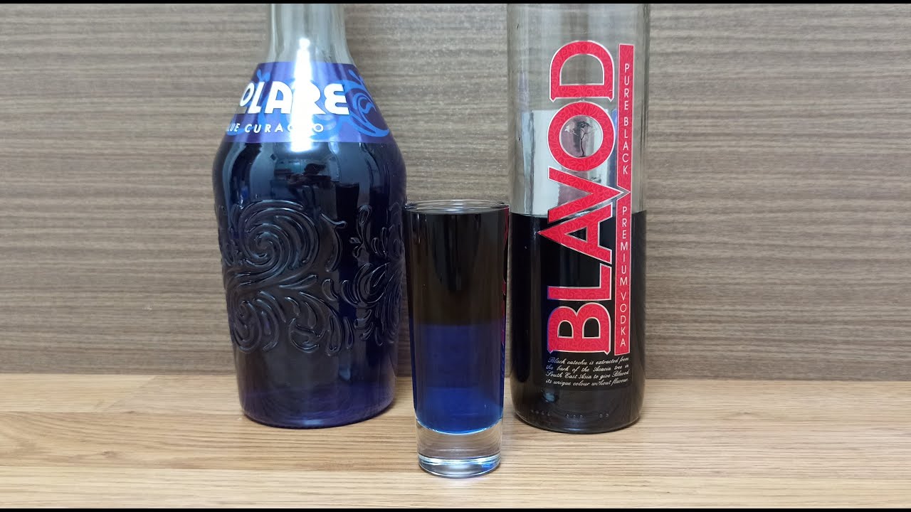 Cocktail Shot Black & Blue. How to make Cocktail Shot Black & Blue ...