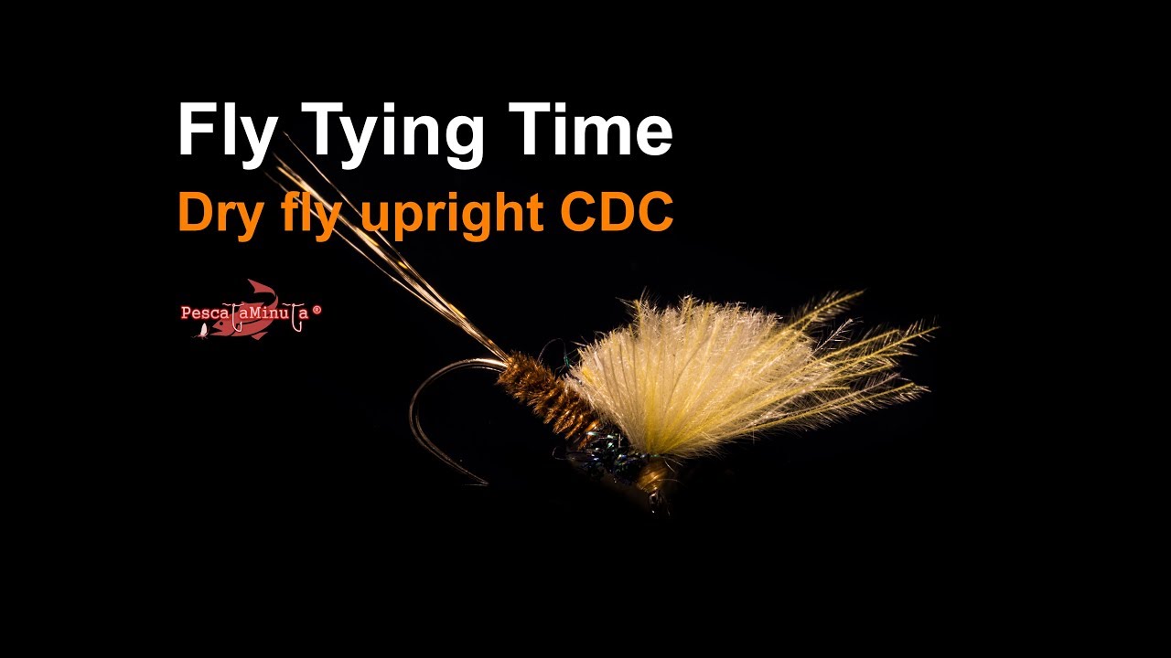 Fly Tying Time - Dry fly upright CDC - YouTube