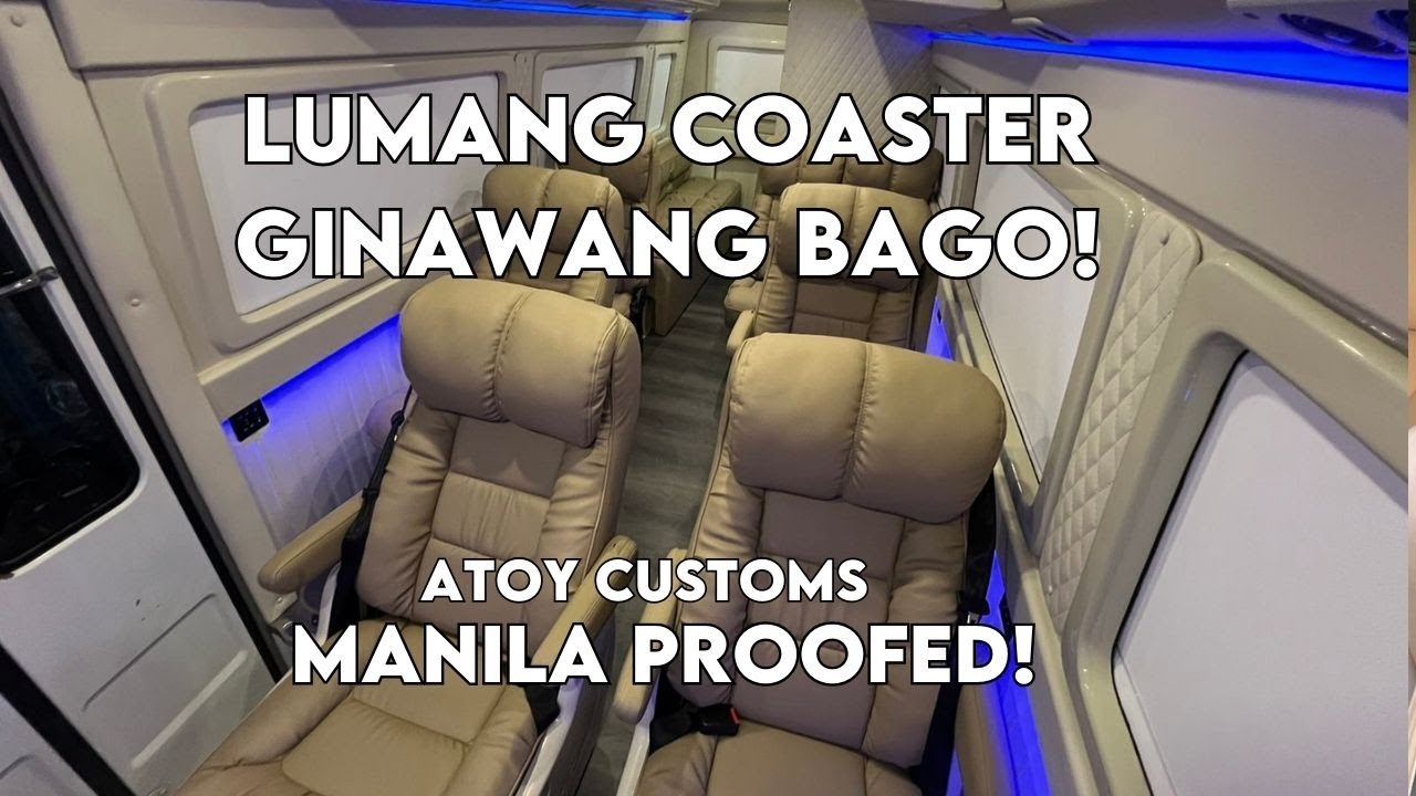 Old Toyota Coaster Full Customized by Atoy Customs - YouTube