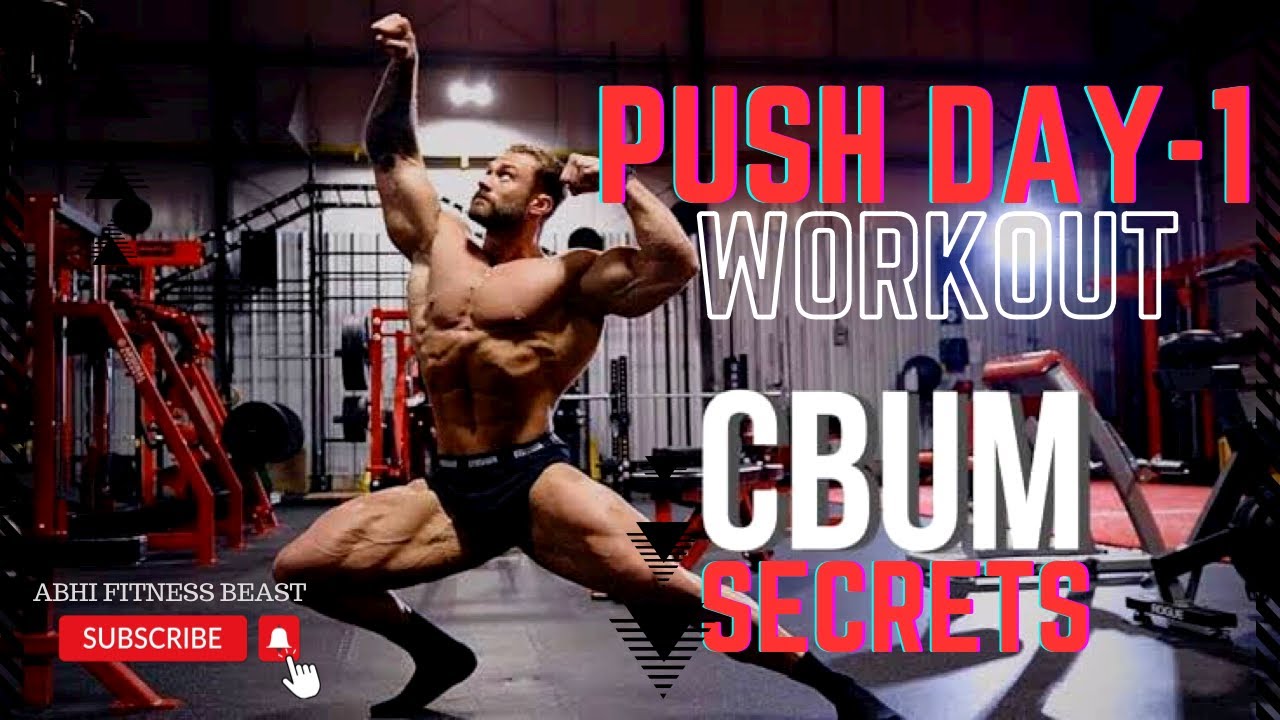 💪 CBUM DAY -1 push workout chest, shoulders triceps #abhifitnessbeast # ...