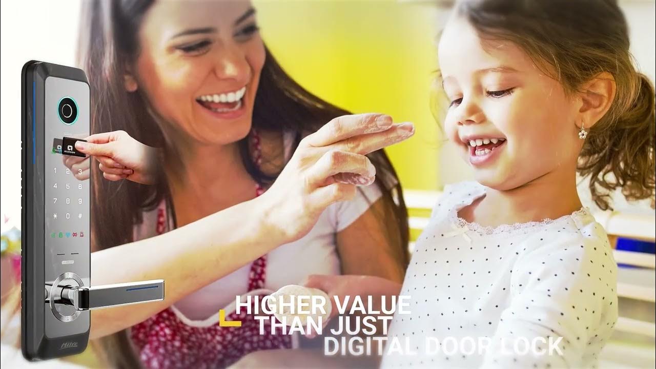 Milre digital door lock MI 6500F/美樂電子鎖 MI-6500F - YouTube