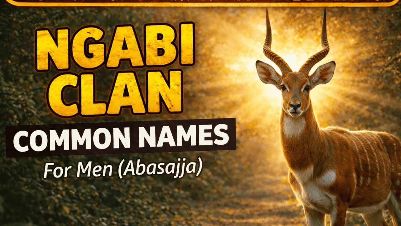 Amanya agatumibwa abasajja ab’engabi | Names Given to Men of the Ngabi ...