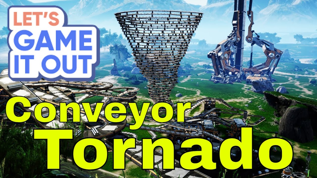 Game tester reacts to Lets game it out makes a conveyor belt tornado ...