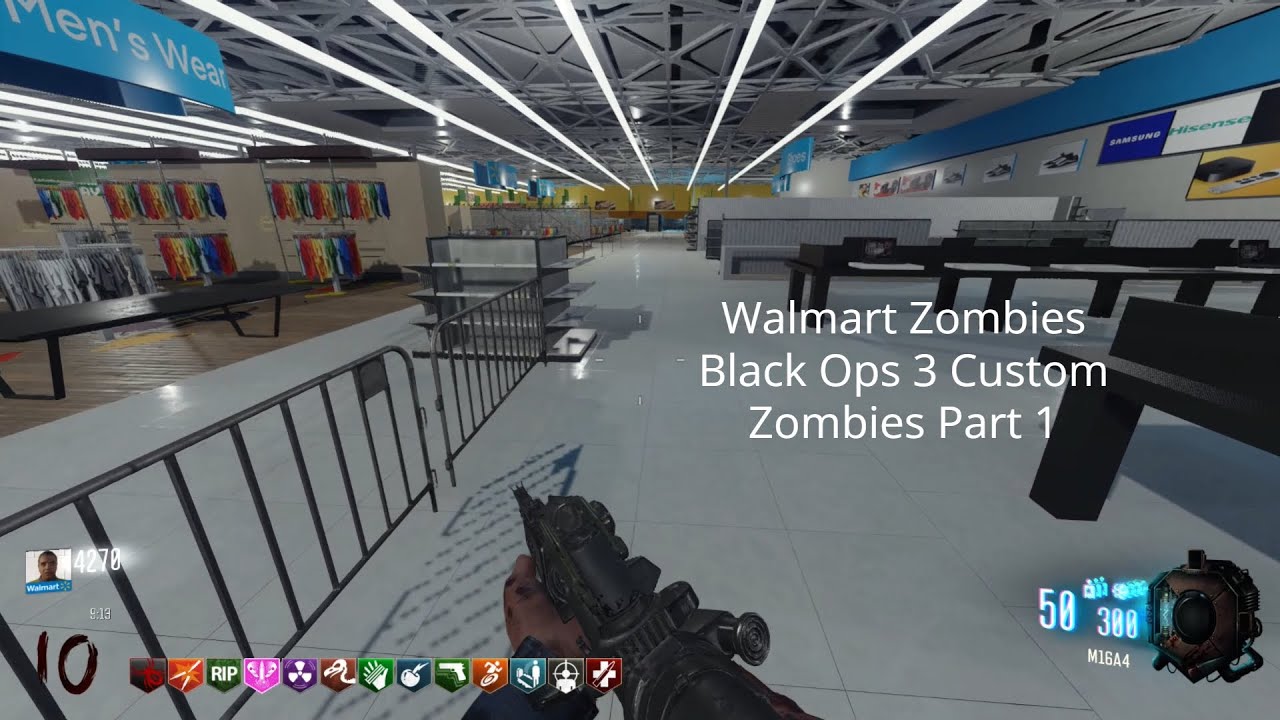 Walmart Zombies - Black Ops 3 Custom Zombies Part 1 - YouTube