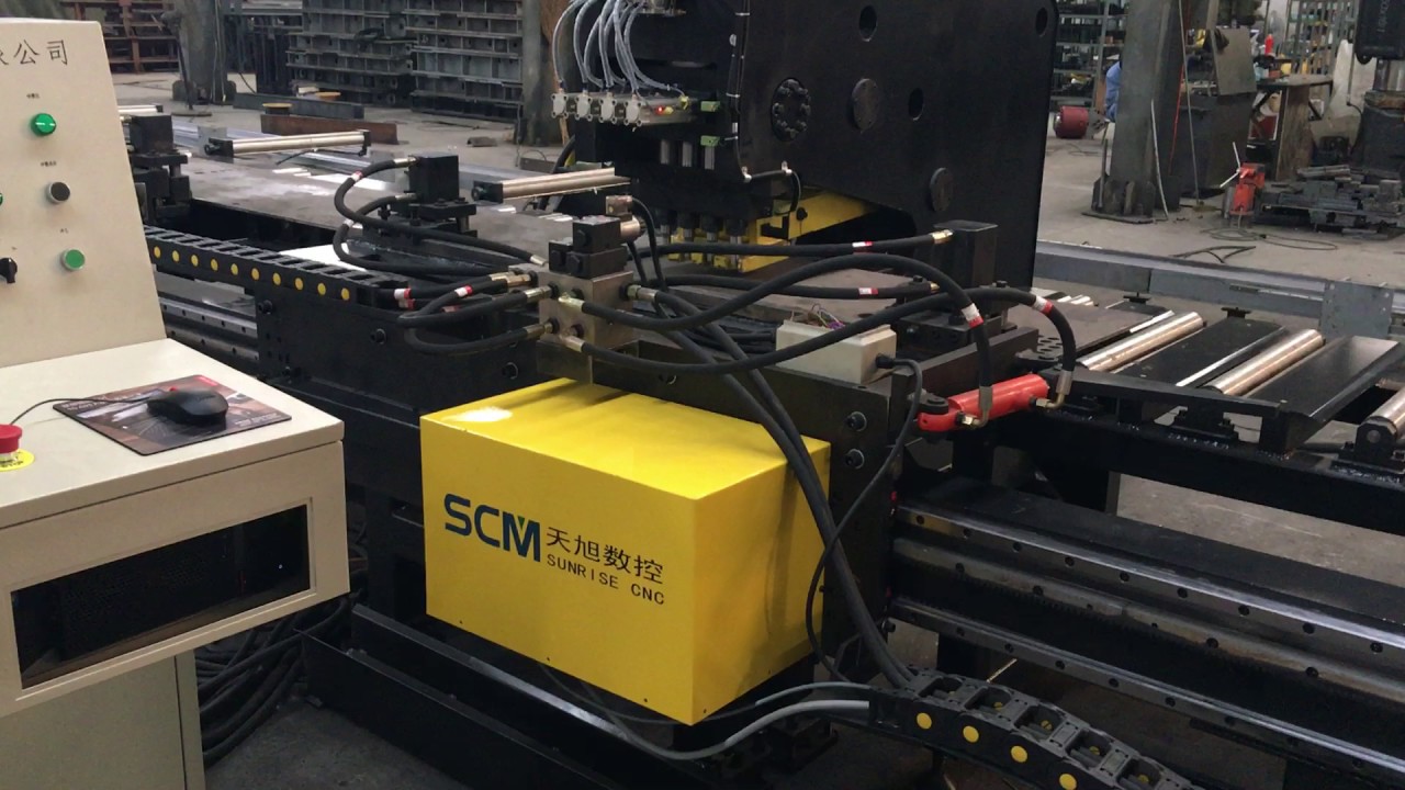 SUNRISE CNC TPL104 Multi Stations Punching Machine - YouTube