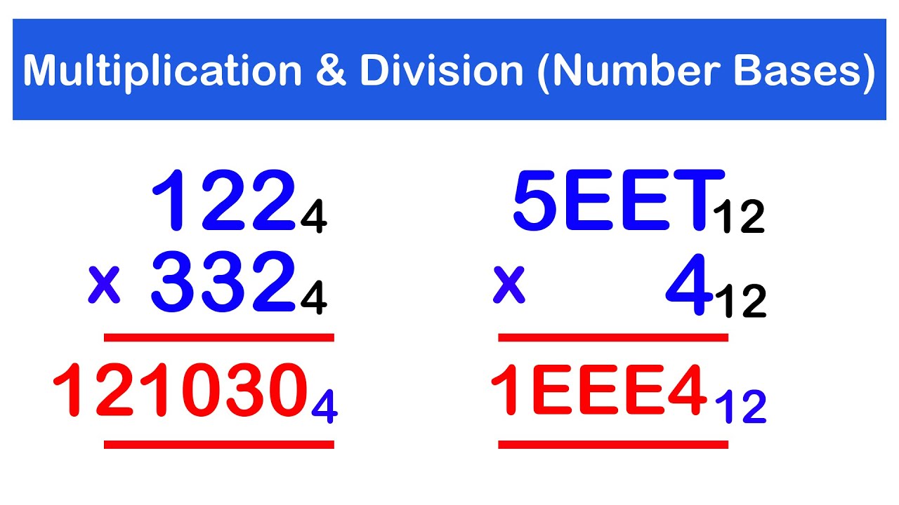 Multiplication And Division Of Number Base SHS 1 CORE MATH YouTube Multiplication And Division Of Number Base SHS 1 CORE MATH YouTube