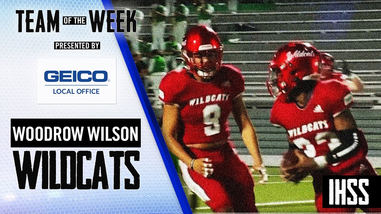 Woodrow Wilson - 2021 Week 8 Team of the Week - YouTube